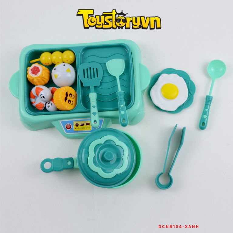 Bộ đồ chơi Nhà Bếp mô phỏng Trứng rán, Hải Sản DCNB104