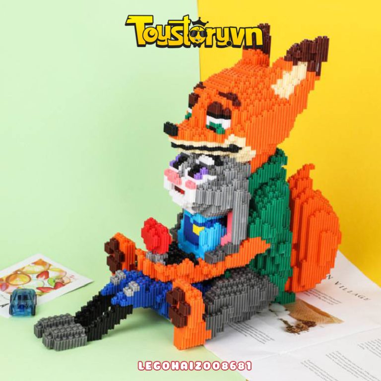 Lego 33cm Thỏ Judy Hopps và Cáo Nick Wilde Phi Vụ Động Trời