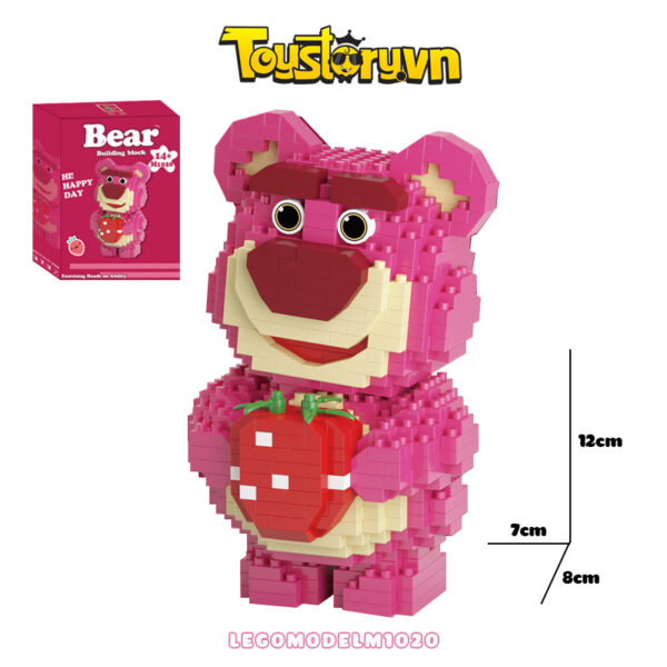 Lego Gấu Dâu Lotso 12Cm ôm trái Dâu LEGOMODELM1020 - Toystory.vn | Đồ ...