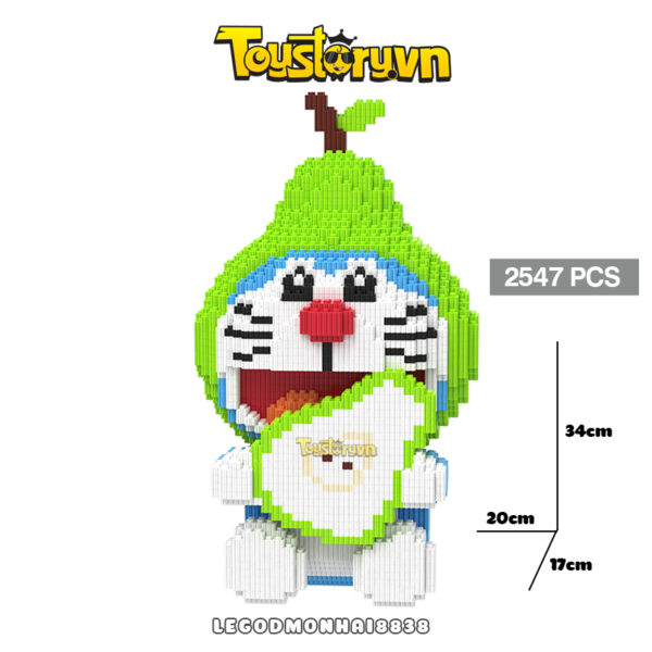 Đồ chơi thông minh Lego Doraemon 34cm Trái Lê LEGODMONHAI8838